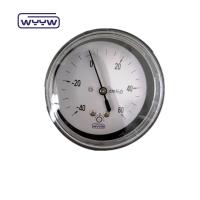 China OEM Supported Customizable Low Pressure Capsule Manometer CMH2O With Back Connection for sale