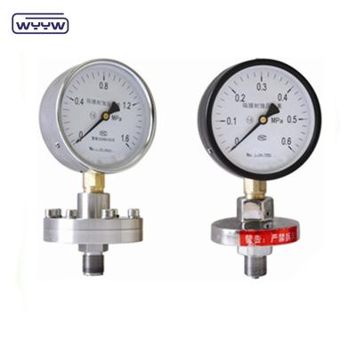 Cina 60mm SS316 Diaframma Pressure Gauge Produttore 1 anno di garanzia in vendita