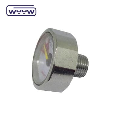 Cina Mini Pressure Gauge di montaggio personalizzato Tipo di montaggio posteriore in vendita