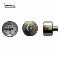 China Customized Mini Pressure Gauge Mounting Type Back Mounting for sale