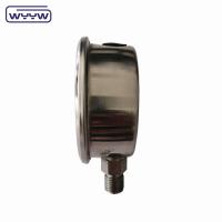 China 60mm Dial Liquid Filled Pressure Gauge 250 Bar Manometer EN 837-1 for sale