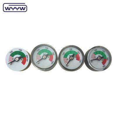 China Gas Pressure Gauge with 1.5-10 Inch Dial Size 0-100Mpa Range and 1/8-1/2 Inch Connection Size for sale