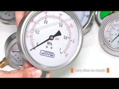 60 mm Bourdon buis drukmeter zonder olie zuurstof drukmeter