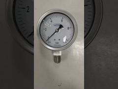 Schwere Industrieflüssigkeit gefülltes Druckmessgerät Genauigkeit ±1,6% voller Skala