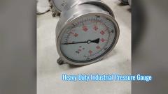 Heavy Duty 250mm Stainless Steel Pressure Gauge