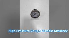 63mm Oil Filled Pressure Gauge Durable Hydraulic Solution