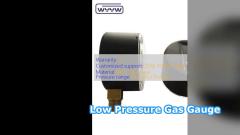 63mm Capsule Pressure Gauge Low Pressure Gas