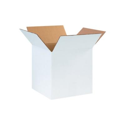 China Custom Printed White Corrugated Cardboard Shipping Box Manufacturer for sale