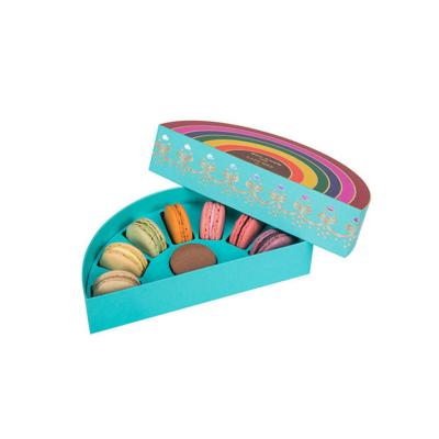 China High quality recycle macaron box wholesale cookies packaging for macarons package box customized for sale