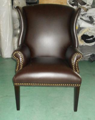 China wooden frame fabric/PU dining chair A-521 for sale