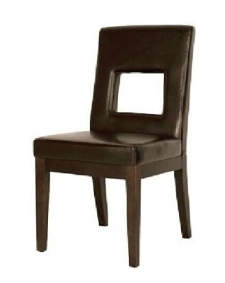 China wooden frame fabric/PU dining chair Y-216 for sale