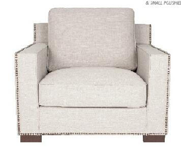 China Hotel fabric lounge chair,single sofa 7155-1 for sale