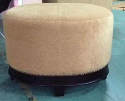 China fabric wooden ottoman OT-0001 for sale