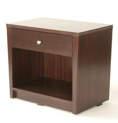 China Wooden 5-star hotel furniture stone top night stand/bed side table NT-0018 for sale
