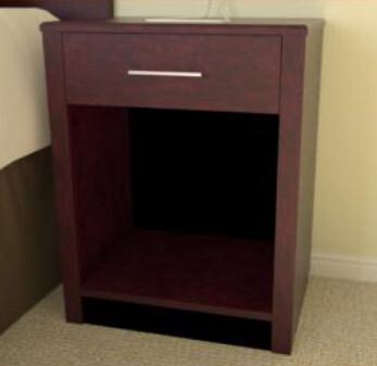 China Wooden Simple design hotel furniture HPL top night stand/bed side table NT-0027 for sale