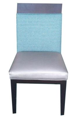 China wooden frame fabric/PU dining chair DC-0014 for sale