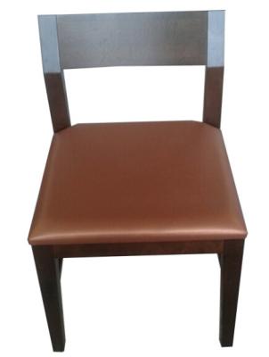 China wooden frame fabric/PU dining chair DC-0015 for sale