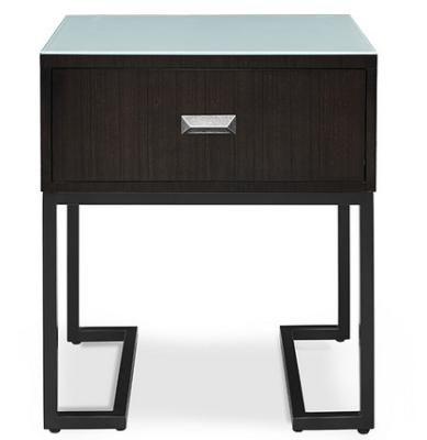 China metal leg night stand/bed side table,hospitality casegoods,hotel furniture NT-0069 for sale
