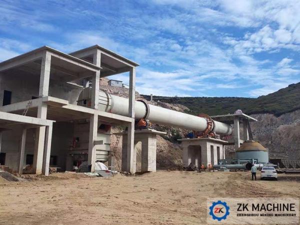 150m Kiln Active Lime production line Sugar Beet Residue Mud Treatment To Produce