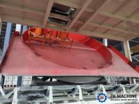 China Dia 6m Large Scale Carbon Powder Disc Pelletizer Granulation Machine for sale