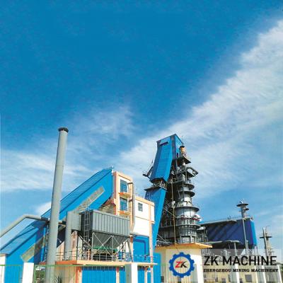 China Space Saving Vertical Shaft Kiln Low Power Consumption Long Service Life for sale