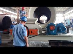 Even Outputting Particle Size φ600 8t/H Double Roller Granulator