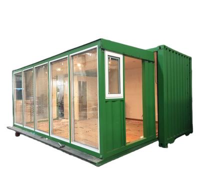 China 20FT de luxe ont préfabriqué la maison expansible de conteneur avec deux lits for sale