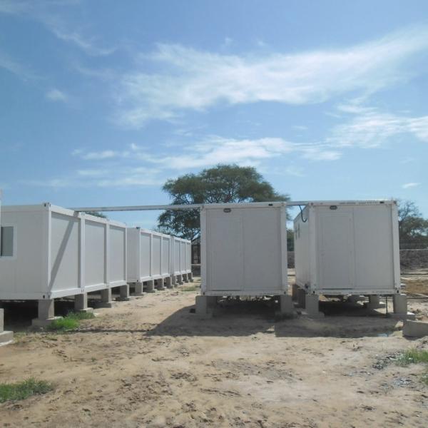 Quality EN1090 Flat Pack Storage Container Explosionproof Portable Container House Anti for sale