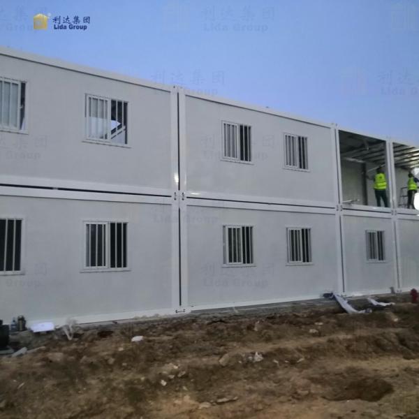 Quality 5.8M Mobile Container House Sound Insulated Camp Accommodation Container Prefab Homes for sale