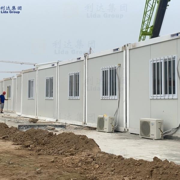 Quality Fast Build Folding Container House 5.98M Container Mobile Home Flexible Layout for sale