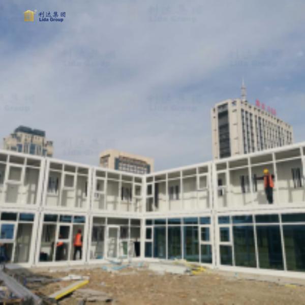 Quality OEM Prefab Modular Container Homes Heat Resistant Dormitory Foldable Container for sale