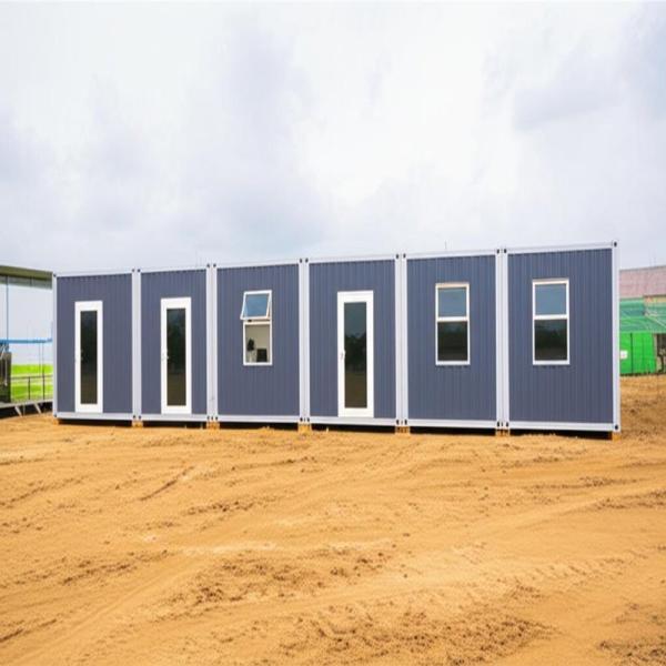 Quality Compact Prefab Container House Fire Resistant Prefab Shipping Container Cabins for sale