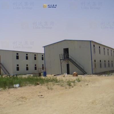 China ISO CE Modular Light Steel Frame Building Flat Pack 5.8M Light Steel Structure Building for sale