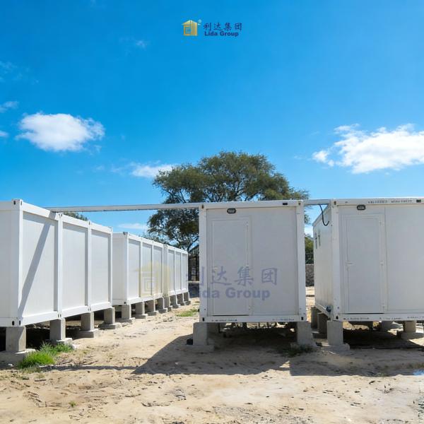 Quality Rapid Deployment Flat Pack Container House Waterproof 18mm Portable Steel Buildings for sale