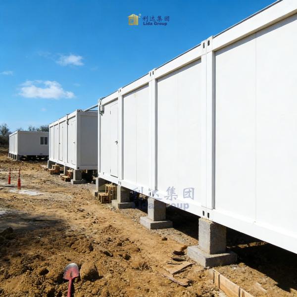 Quality Soundproof Prefab Container House 5.8M ISO9001 Prefab Expandable House for sale