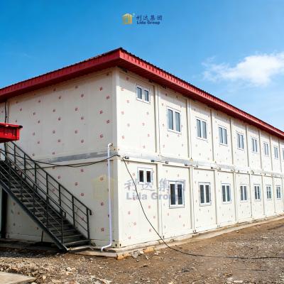 China Q195 Flat Pack Homes Light Steel Sound Insulation Premade Shipping Container Homes for sale