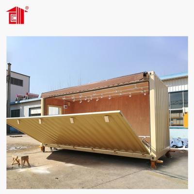 China Lightweight Folding Container House Camp  Shelter Steel Structure Earthquake Resistant for sale