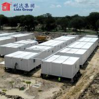 China Waterproof Shockproof Mobile Container House Worker Dormitory Prefab Steel Structure Building for sale