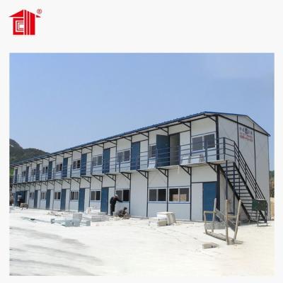China Anti Seismic Steel Frame Modular Homes Engineered 5.9M Prefabricated Staff Accommodation for sale