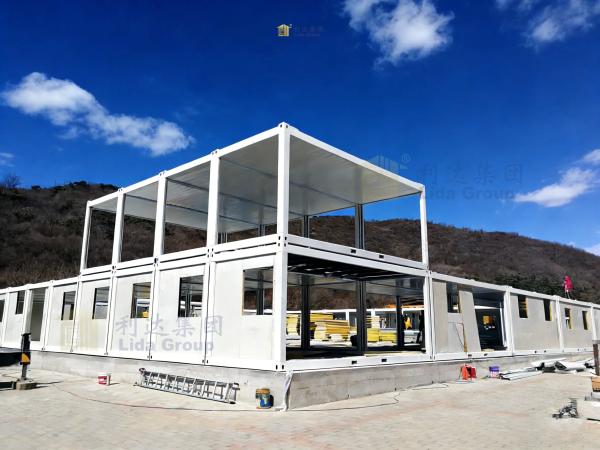 Quality Stylish Spacious  Prefab Storage Container Homes Q345 Expandable Prefab Homes for sale