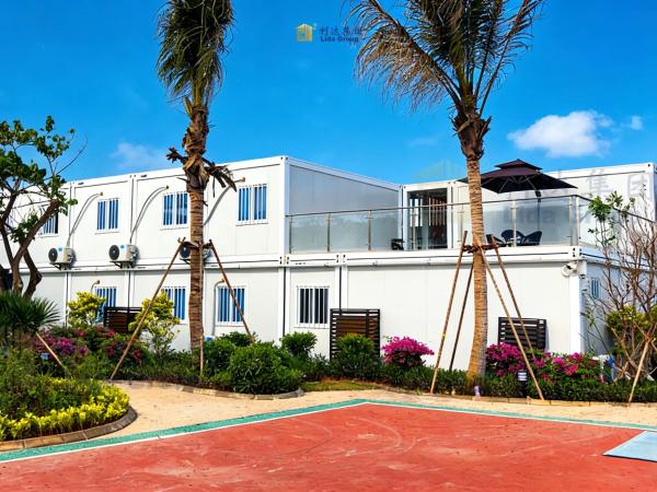 Quality 5800 X 5980 X 2580mm Prefab Container House 4000kg Waterproof Modular Container House for sale