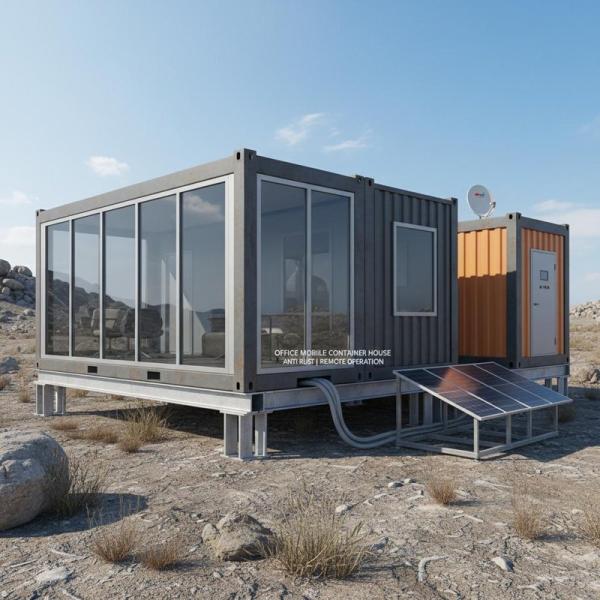 Quality Office Mobile Container House Anti Rust Remote Operation Construction Container for sale
