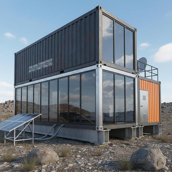 Quality Office Mobile Container House Anti Rust Remote Operation Construction Container for sale