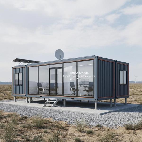 Quality Office Mobile Container House Anti Rust Remote Operation Construction Container for sale