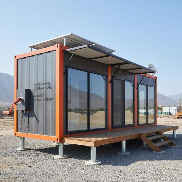 Quality Office Mobile Container House Anti Rust Remote Operation Construction Container for sale