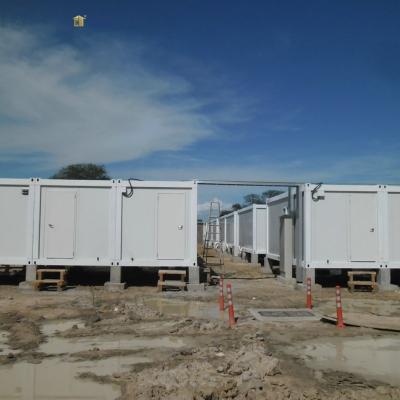 China Earthquake Resistant Soundproof 5800mm Folding Container House for Fast Installation Office Use for sale