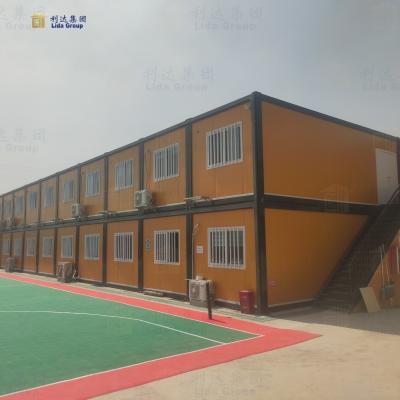 China Earthquake Resistant Soundproof Waterproof Container House for South America Workforce Housing for sale