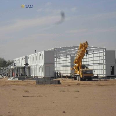 China KD System Flat Pack Container House High Loading 24 Sets per 40HQ Container Light Steel Frame Export Prefab for sale