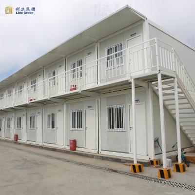 China Earthquake Resistant Heat Insulated Waterproof Portable Container House for Remote Site Accommodation for sale