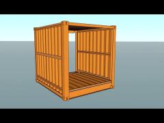 Versandbehälter von 20 ft, assembleeppbar, von 15 m2, prefabbricato, riciclato